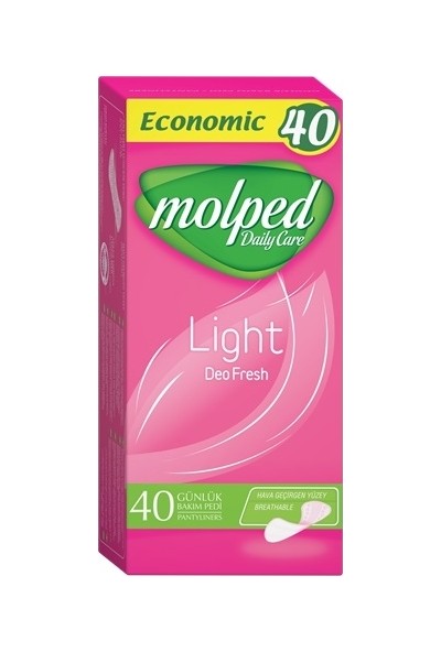Molped Daily Care Light Günlük Ped 40 Adet Molped Daily Care Light Günlük Ped 40 Adet