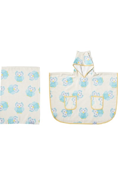 Airycot Çocuk Havlu Panço Baykuş