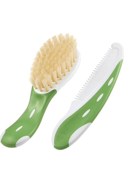 Nuk Kıl Fırça Tarak Seti - Yeşil