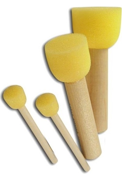 Rich Tampon Ponpon Fırça 4'Lü Set