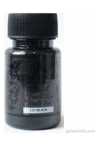 Cadence Dora Metalik Ekstra Simli Parlak Örtücü Boya 13- Siyah 50 Ml Cadence Dora Metalik Ekstra Simli Parlak Örtücü Boya 13- Siyah 50 Ml