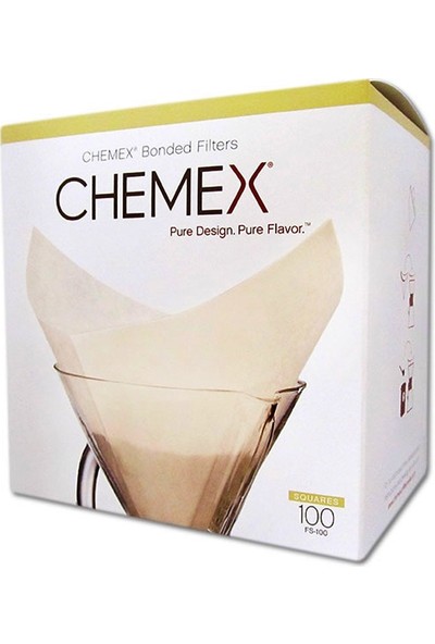 Chemex 6 - 8 Cup Filtre Kağıdı 100 Adet Chemex 6 - 8 Cup Filtre Kağıdı 100 Adet