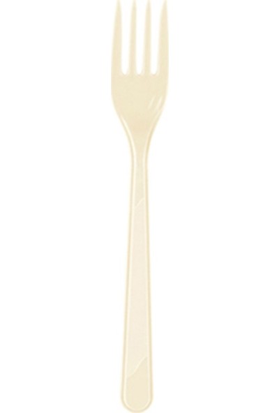 Zigzag Home Çatal Krem 17,5 cm 25'Li Paket