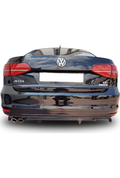 Volkswagen Jetta 6 2015 - 2017 Makyajlı R Arka Tampon Eki - Difüzör (Plastik) Volkswagen Jetta 6 2015 - 2017 Makyajlı R Arka Tampon Eki - Difüzör (Plastik)