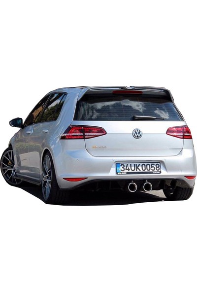 Volkswagen Golf 7 2012 - 2016 R400 Arka Tampon Eki - Difüzör (Plastik) Volkswagen Golf 7 2012 - 2016 R400 Arka Tampon Eki - Difüzör (Plastik)