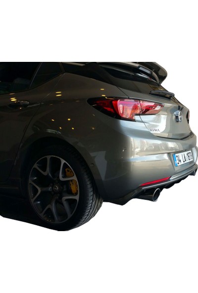 Opel Astra K 2016 Sonrası Rieger Arka Tampon Eki - Difüzör (Plastik) Opel Astra K 2016 Sonrası Rieger Arka Tampon Eki - Difüzör (Plastik)