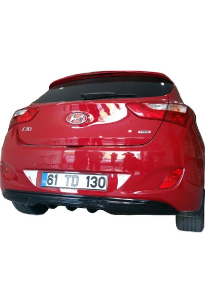 Hyundai İ30 2011 - 2016 Arka Tampon Eki - Difüzör (Plastik) Hyundai İ30 2011 - 2016 Arka Tampon Eki - Difüzör (Plastik)