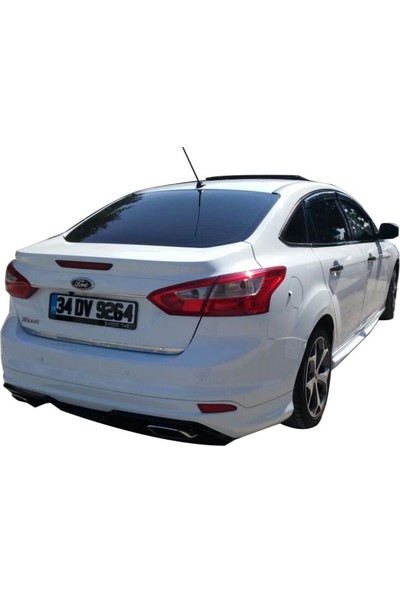Ford Focus 3 Sedan Arka Tampon Eki - Difüzör (Plastik) Ford Focus 3 Sedan Arka Tampon Eki - Difüzör (Plastik)