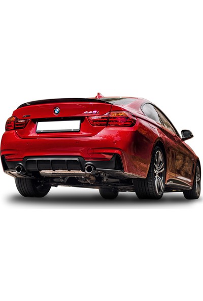 Bmw 4 Serisi F32 F33 F36 M Perfomance Sağ-Sol Tek Arka Tampon Eki - Difüzör (Plastik)