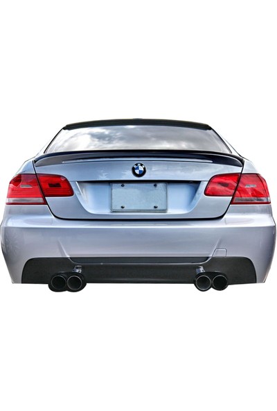 Bmw 3 Serisi E92 E93 3,35 Arka Tampon Eki - Difüzör (Plastik)