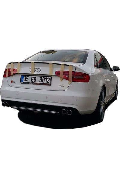 Audi A4 B8 Makyajlı 2012 - 2016 S4 Arka Tampon Eki - Difüzör (Plastik) Audi A4 B8 Makyajlı 2012 - 2016 S4 Arka Tampon Eki - Difüzör (Plastik)