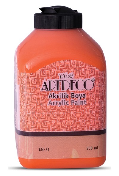 Artdeco Akrilik Ahşap Boyası 500 ml 3603 Turuncu Artdeco Akrilik Ahşap Boyası 500 ml 3603 Turuncu