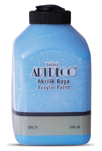 Artdeco Akrilik Ahşap Boyası 500 ml 3609 Bulut Mavi