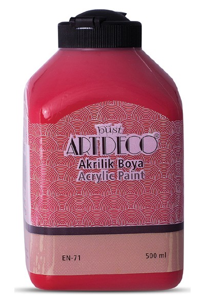 Artdeco Akrilik Ahşap Boyası 500 ml 3675 Çilek Kırmızı