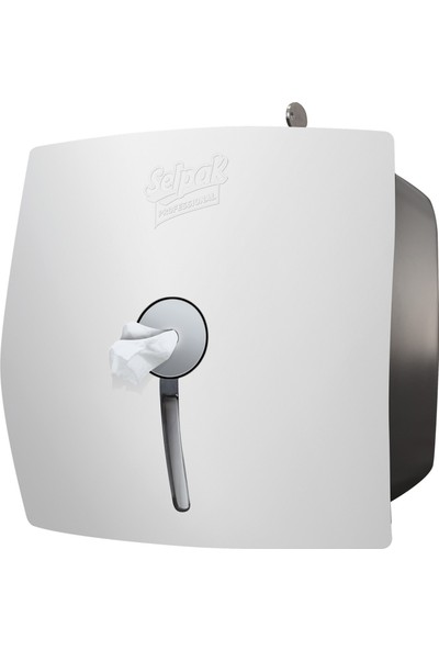 Selpak Professional İçten Çekmeli Tuvalet Kağıdı Dispenseri Beyaz Selpak Professional İçten Çekmeli Tuvalet Kağıdı Dispenseri Beyaz