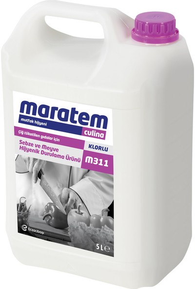 Maratem - Culina M311 Sebze Ve Meyve Yıkama Ürünü 5 Lt