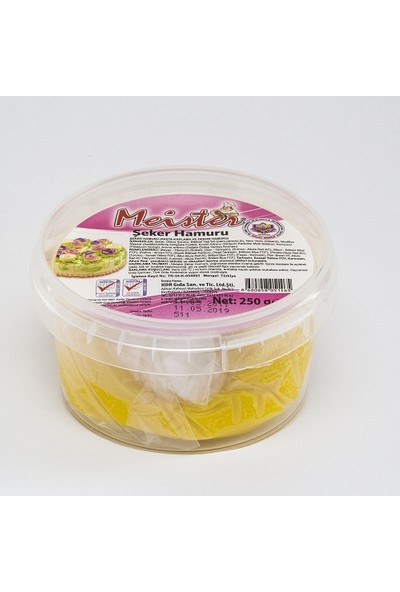 Meister Şeker Hamuru - Sarı 1 Kg