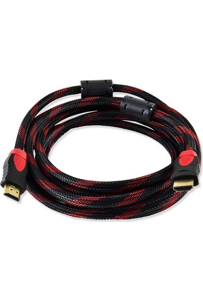 Case 4U 5 Metre Hasır Filtreli HDMI Kablo 1.4 V Case 4U 5 Metre Hasır Filtreli HDMI Kablo 1.4 V