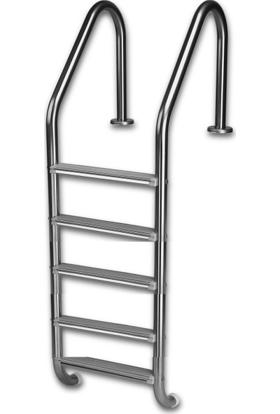 Gemaş Standart 5 Basamaklı 304 Model Paslanmaz Havuz Merdiveni Gemaş Standart 5 Basamaklı 304 Model Paslanmaz Havuz Merdiveni
