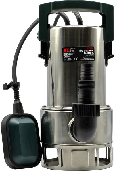 Klpro KLP750IK 750Watt Kirli Su Paslanmaz Dalgıç Pompa Klpro KLP750IK 750Watt Kirli Su Paslanmaz Dalgıç Pompa