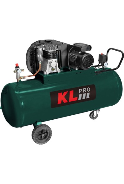 Klpro KLK200 3HP 200Lt 10Bar Hava Kompresörü Klpro KLK200 3HP 200Lt 10Bar Hava Kompresörü
