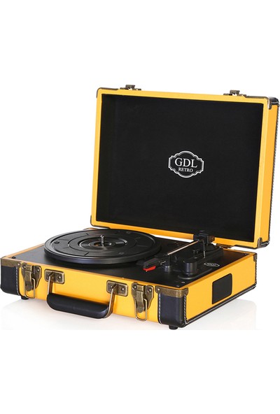 GDL Retro Çanta Pikap T317 - Yellow Dahili Şarjlı GDL Retro Çanta Pikap T317 - Yellow Dahili Şarjlı