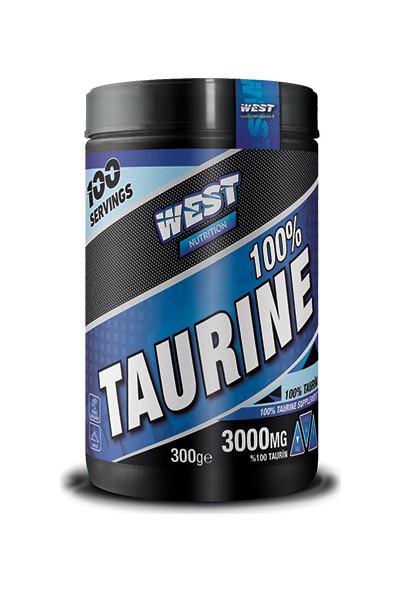 West Nutrition Taurin 300 gr 100 Servis West Nutrition Taurin 300 gr 100 Servis
