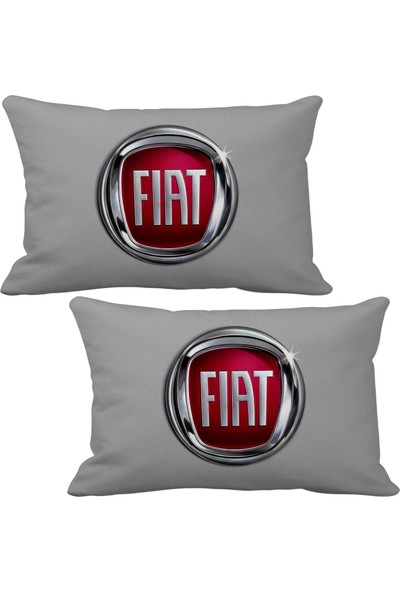 Asr Fiat 2 li Lüks Araç Boyun Yastığı Gri ve Ahşap Logo Anahtarlık Asr Fiat 2 li Lüks Araç Boyun Yastığı Gri ve Ahşap Logo Anahtarlık