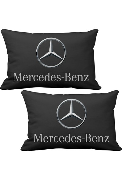 Asr Mercedes Benz 2 li Lüks Araç Boyun Yastığı Siyah ve Ahşap Logo Anahtarlık Asr Mercedes Benz 2 li Lüks Araç Boyun Yastığı Siyah ve Ahşap Logo Anahtarlık