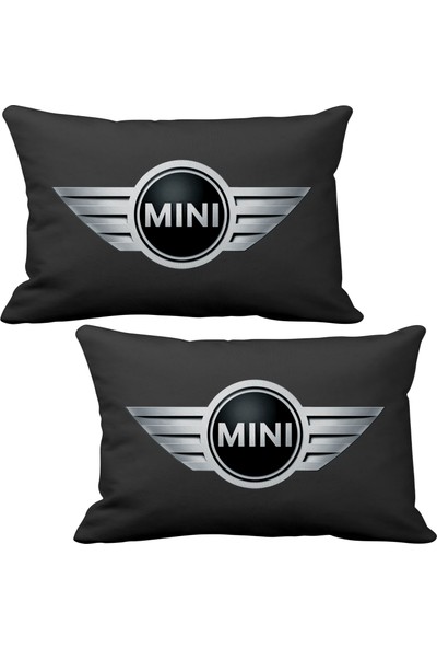 Asr Mini Cooper 2 li Lüks Araç Boyun Yastığı Siyah ve Ahşap Logo Anahtarlık Asr Mini Cooper 2 li Lüks Araç Boyun Yastığı Siyah ve Ahşap Logo Anahtarlık