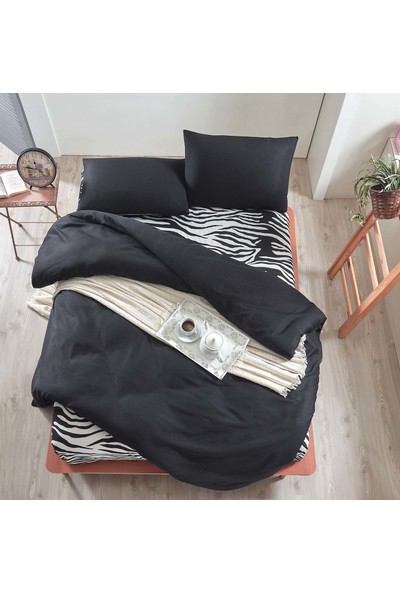 Eponj Home Paint Nevresim Takımı Çift Kişilik Safari Siyah Eponj Home Paint Nevresim Takımı Çift Kişilik Safari Siyah