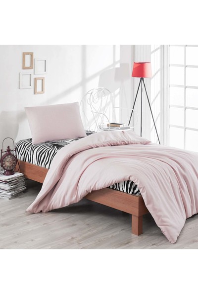 Eponj Home Paint Nevresim Takımı Tek Kişilik Safari Pudra Eponj Home Paint Nevresim Takımı Tek Kişilik Safari Pudra