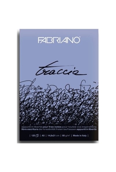 Fabriano Traccia Natural Dokulu, Çizim Defteri, 60Gr., A5 Mor Kapak Fabriano Traccia Natural Dokulu, Çizim Defteri, 60Gr., A5 Mor Kapak