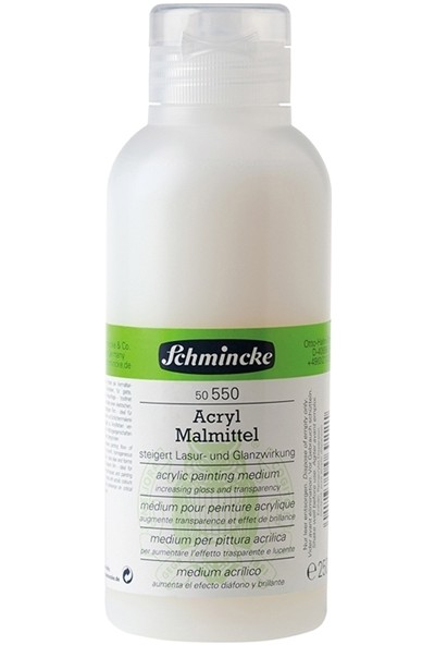 Schmincke Acrylic Painting Medium 250Ml N:50550 Schmincke Acrylic Painting Medium 250Ml N:50550