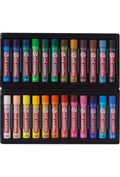 Talens Art Creation Sulandırılabilir Yağlı Pastel Boya 24'Lü Set Talens Art Creation Sulandırılabilir Yağlı Pastel Boya 24'Lü Set