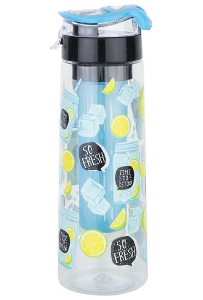 Tantitoni So Fresh Mavi Tritan Detoks Su Şişesi - 730 ml Tantitoni So Fresh Mavi Tritan Detoks Su Şişesi - 730 ml
