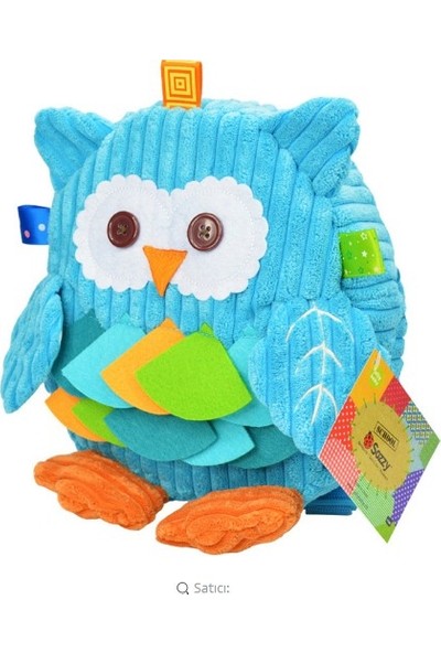 Sozzytoys Mavi Baykuş Sırt Çantası