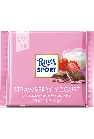 Ritter Sport Strawberry Yoghurt 100 gr