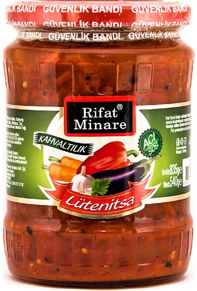Rifat Minare Lutenitsa Sos (Acılı) 540 gr Rifat Minare Lutenitsa Sos (Acılı) 540 gr