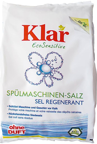 Klar Organik Bulaşık Makinesi Tuzu 2 kg