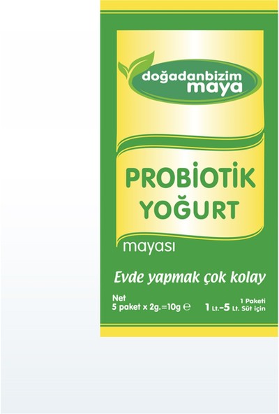 Doğadan Bizim Probiyotik Yoğurt Mayası 5'li Doğadan Bizim Probiyotik Yoğurt Mayası 5'li