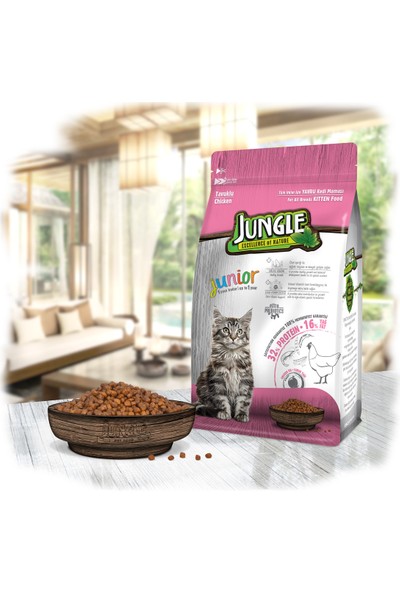 Jungle 500 Gr Tavuklu Yavru Kedi Maması
