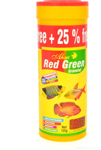 Red Green Granulat 250 ml Balık Yemi Red Green Granulat 250 ml Balık Yemi