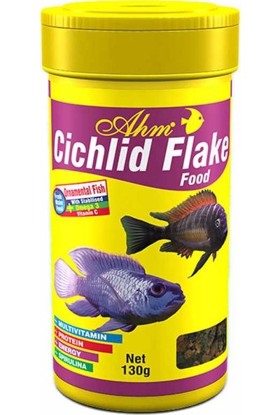Ahm Cichlid Flake Food Pul Balık Yemi 100 Ml Ahm Cichlid Flake Food Pul Balık Yemi 100 Ml