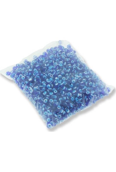 Mutlu Adım 1000li 0,8 cm Plastik Delikli Nazar Boncuğu