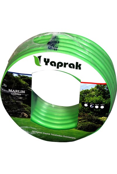 Yaprak Marlin Garden 20 Metre +Örgülü+Kırılmaz +Ekstra Dayanıklı Bahçe Hortumu