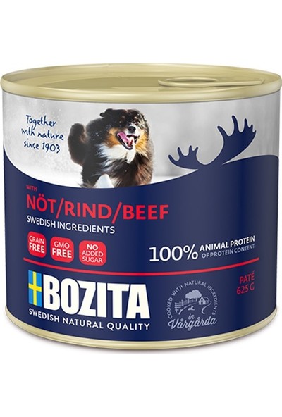 Bozita Sığır Etli Köpek Konservesi 625 Gr. Bozita Sığır Etli Köpek Konservesi 625 Gr.