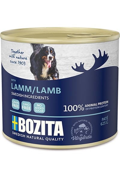 Bozita Kuzu Etli Köpek Konservesi 625 Gr.