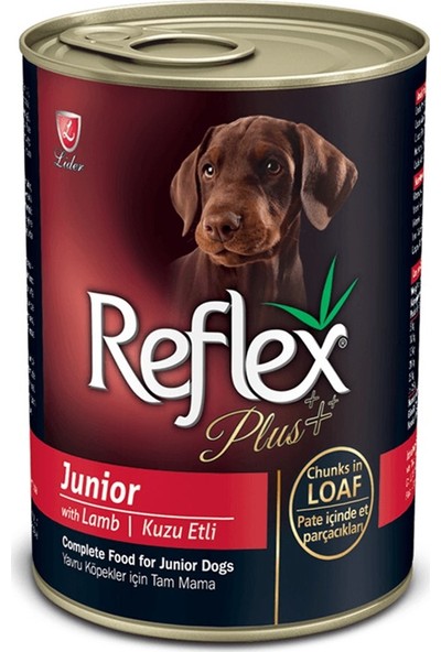 Reflex Plus Kuzu Etli Konserve Yavru Köpek Maması 400 gr