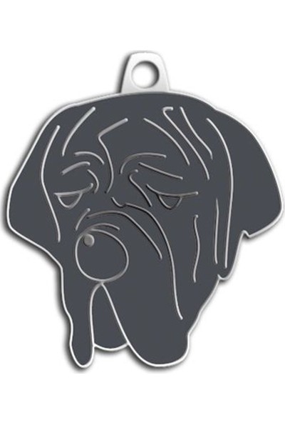 Pet Tag Napolitan Mastiff Köpek Künyesi
